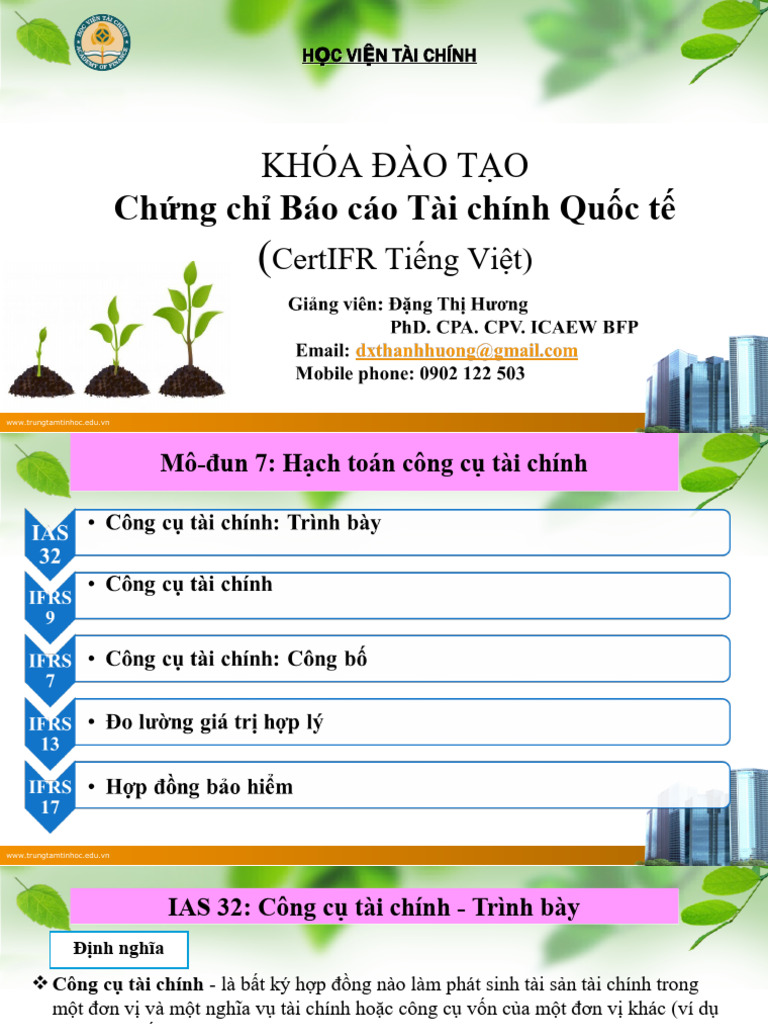 CertIFR - Module 7 | PDF