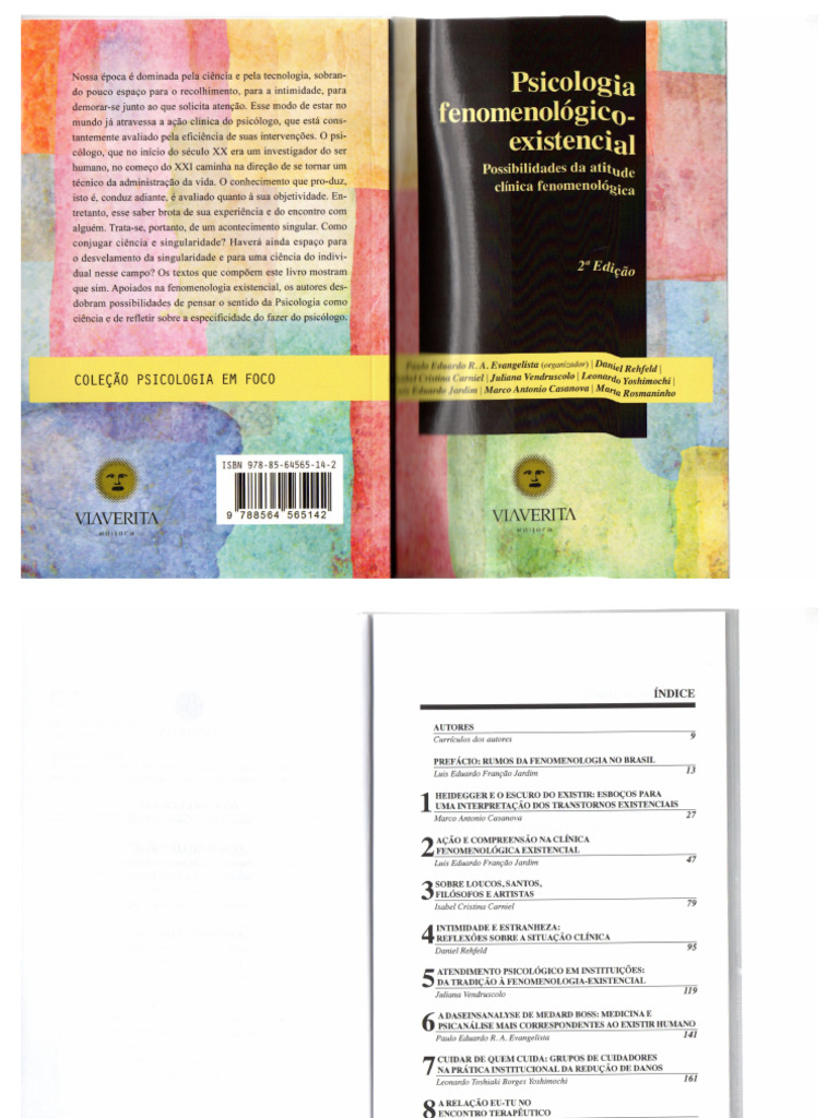 EVANGELISTA, P. A Daseinsanalyse de Medard Boss | PDF