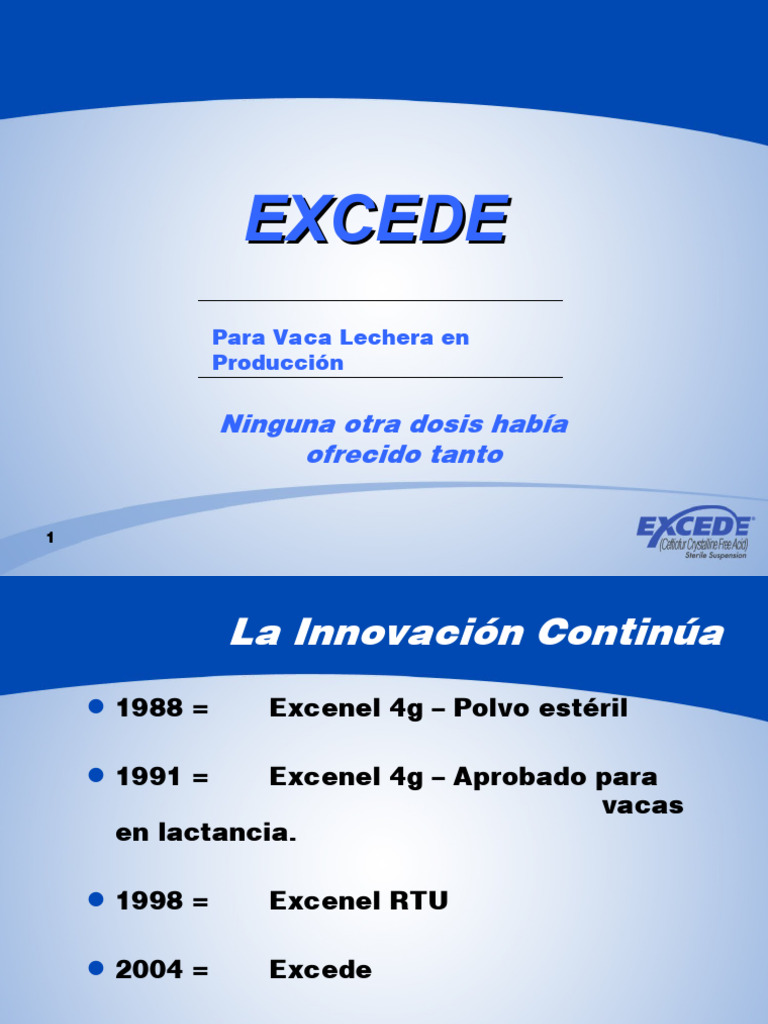 EXCEDE E-Mail | PDF | Medicamentos con receta | Farmacocinética