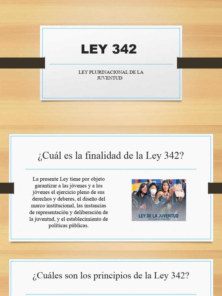 Ley 342 de Sociales | PDF | Ciencias sociales | Derecho