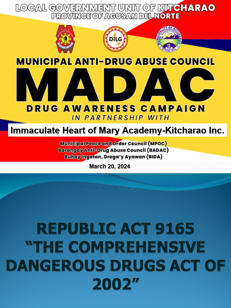 Republic Act 9165 Overview | PDF | Substance Dependence | Drugs
