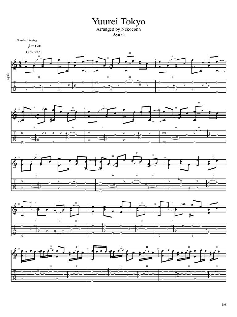 Yuurei Tokyo | PDF | Guitars | European Musical Instruments