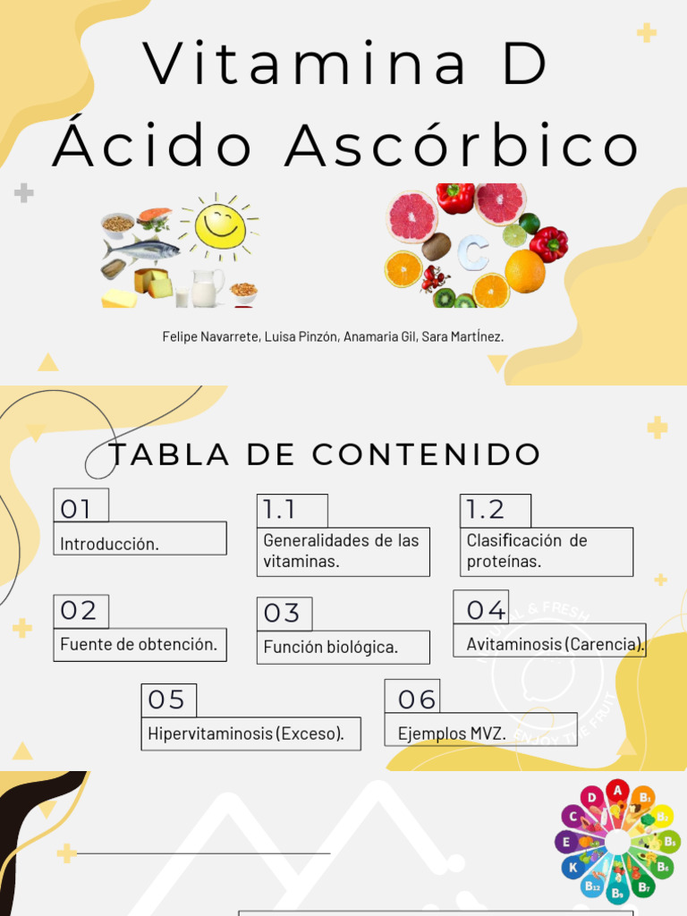 Vitamina D y Ácido ascórbico.pdf | PDF | Vitamina | Vitamina D