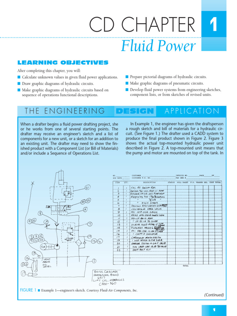 Fluid Power Systems & Diagrams Guide | PDF | Valve | Pump