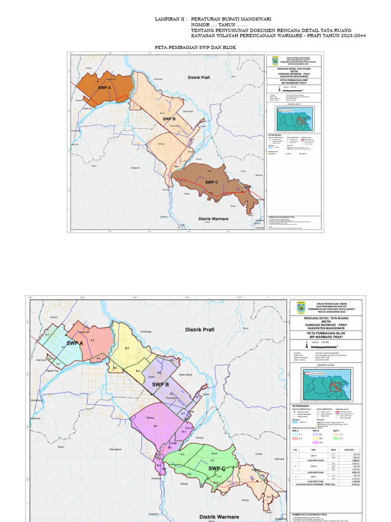 2 Lampiran Ii - Pembagian SWP Dan Blok | PDF