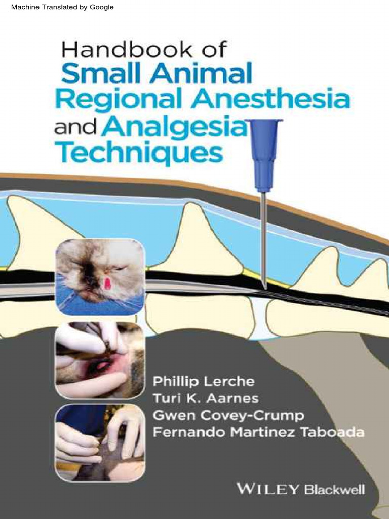 handbook small animal regional anesthesia (1) (1) | PDF | Dolor | Anestesia