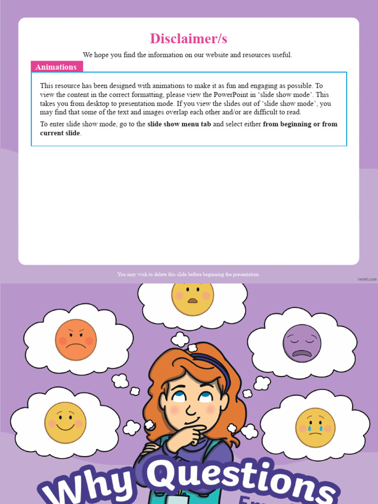 Disclaimer/s: Animations | PDF