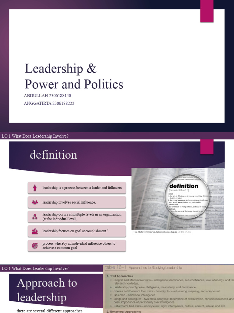 Leadership Power and Politics-G4 | Download Free PDF | Leadership ...