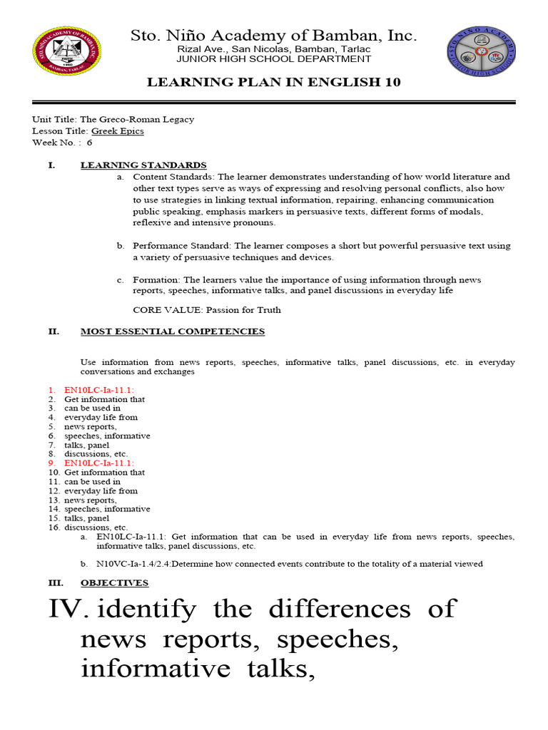 LP For Class Observation | PDF | Learning | Cognition