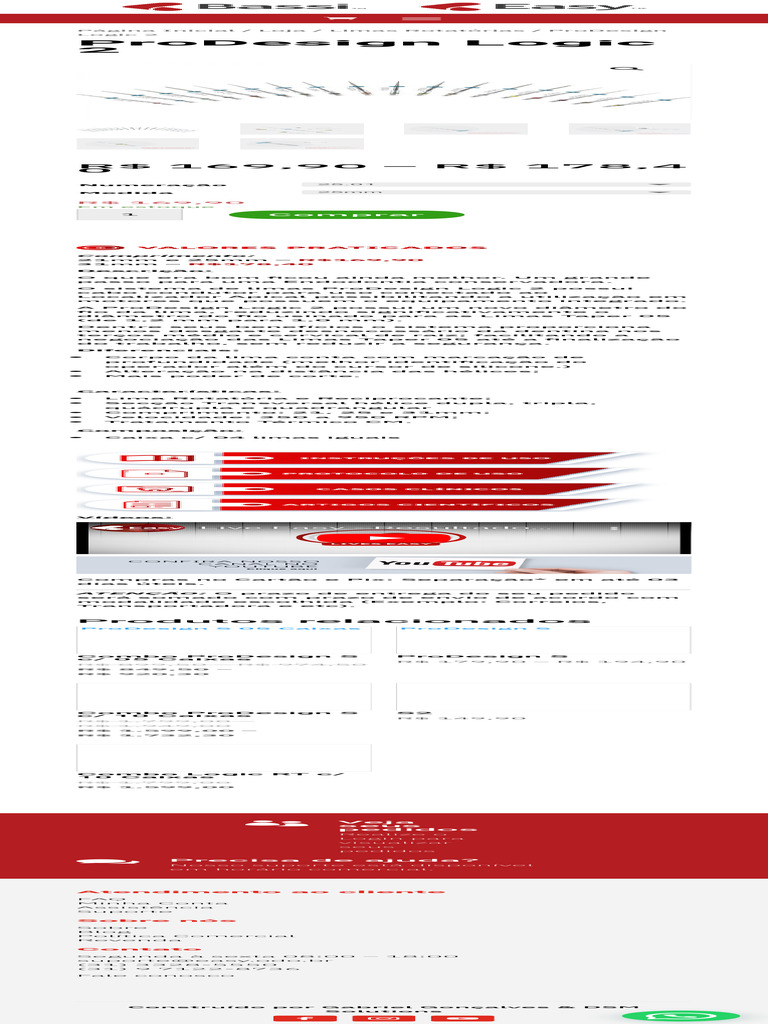 ProDesign Logic 2 Easy e Bassi Equipamentos 6667886 | PDF