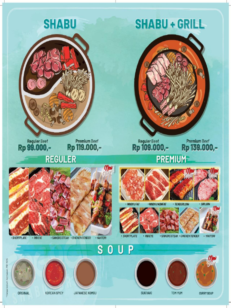 Sogogi Menu | PDF