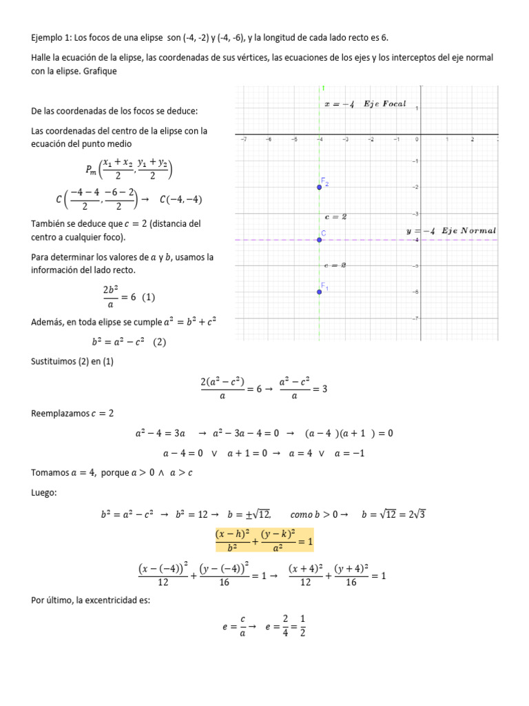 Clase 6 ejercicios de referencia | PDF | Elipse | Geometría euclidiana