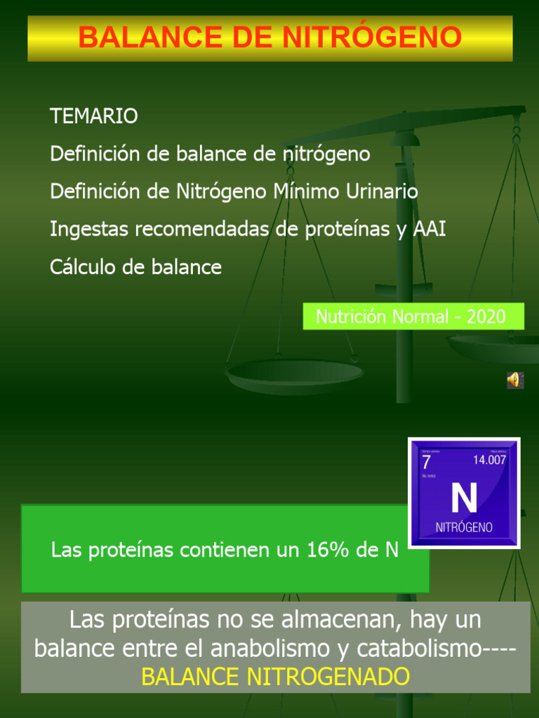 Balance de Nitrogeno 2020 Unlam Locutado | Descargar gratis PDF ...
