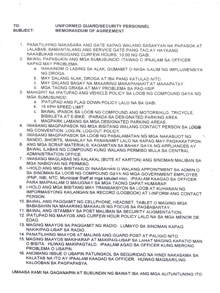 11 General Orders | PDF