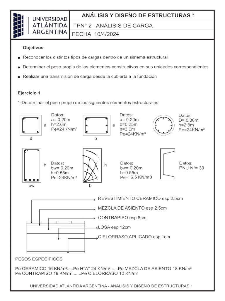 Tpn°2 Analisis de Carga | PDF