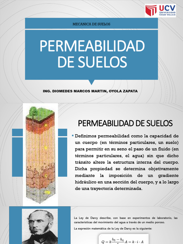 Sesion 9 - Permeabilidad de Suelos | PDF | Permeabilidad (Ciencias de ...