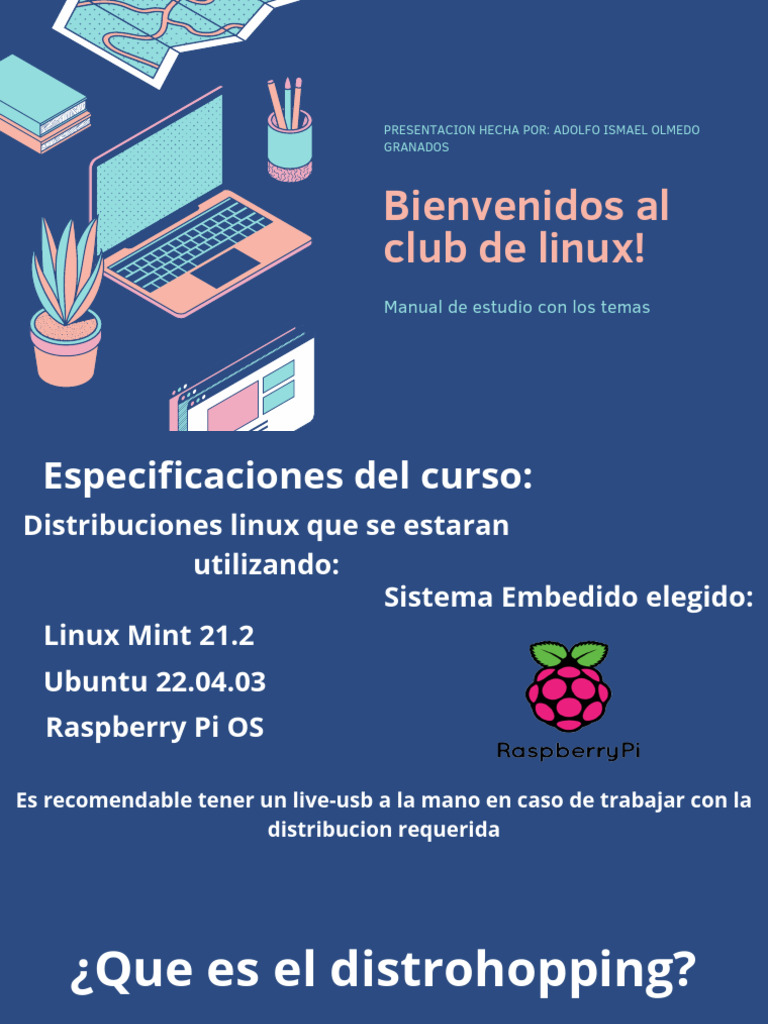 LInux Club Presentation | PDF | Distribución de Linux | Ventana ...