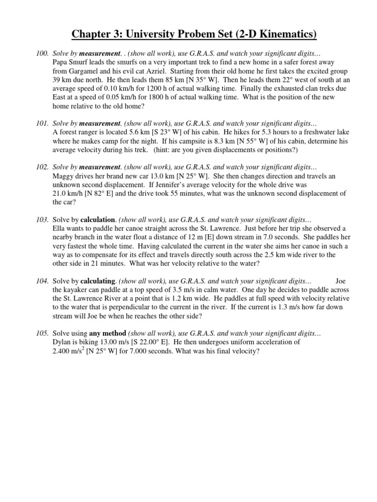 2023 Problem Set | PDF | Speed | Classical Mechanics