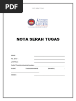 Format Nota Serah Tugas Word | PDF