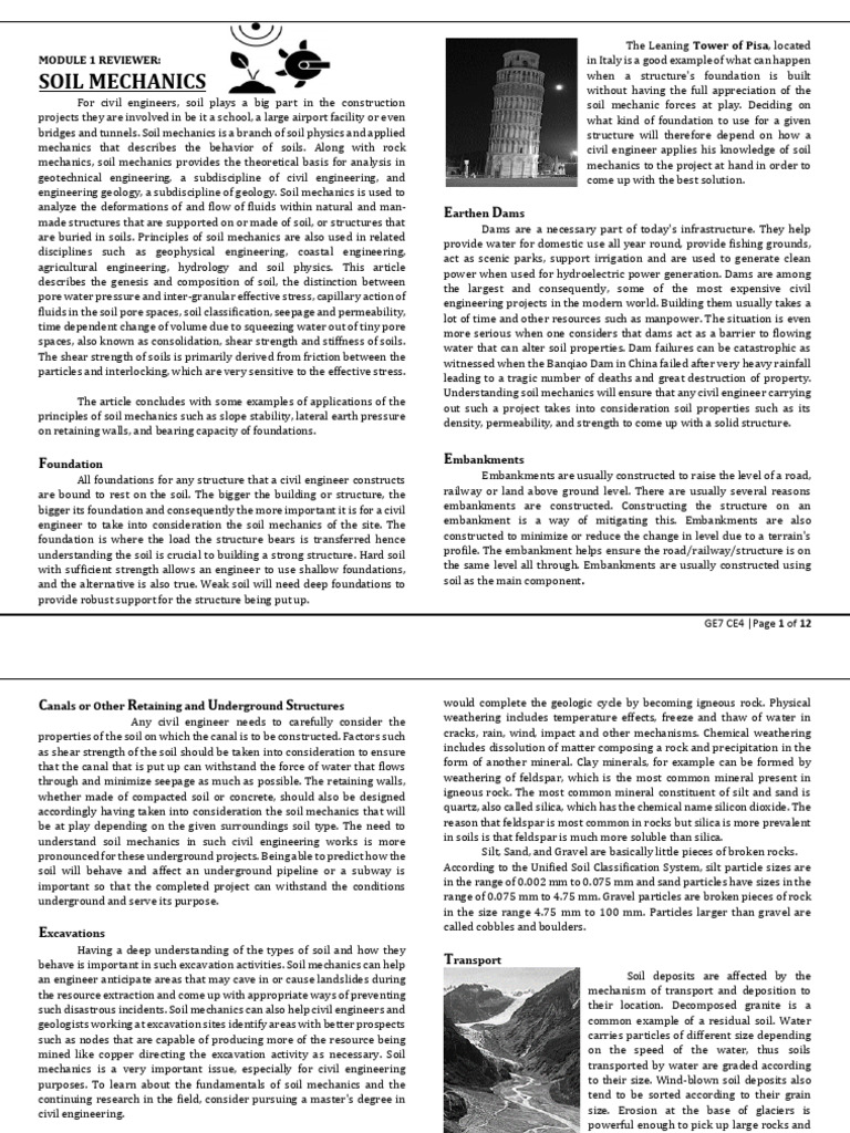 Soil Mechanics for Civil Engineers | PDF | Soil Mechanics | Strength Of ...