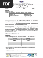 AP8 Q1 Week 1-3 Natatanging Katangiang Pisikal Ng Daigdig | PDF