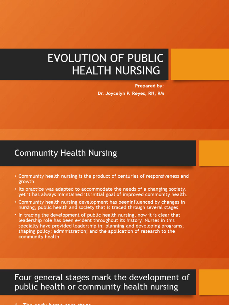 Evolution of Public Health Nursing | Download Free PDF | Traditional ...