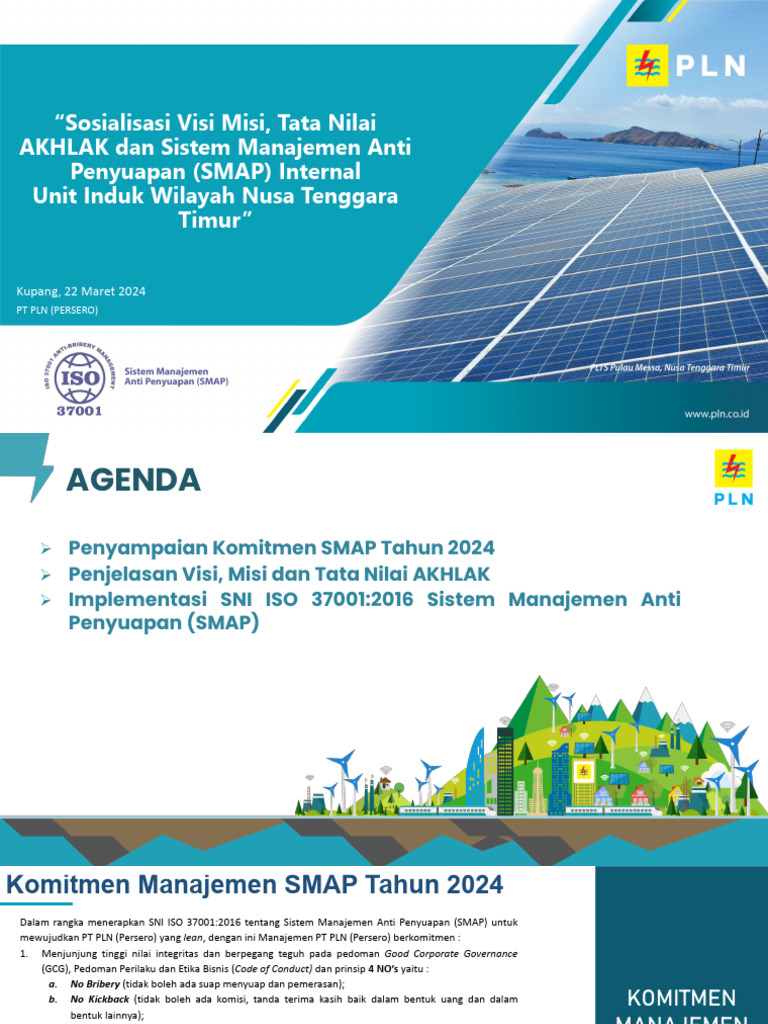 Materi Sosialisasi SMAP Th 2024 GM NTT | PDF