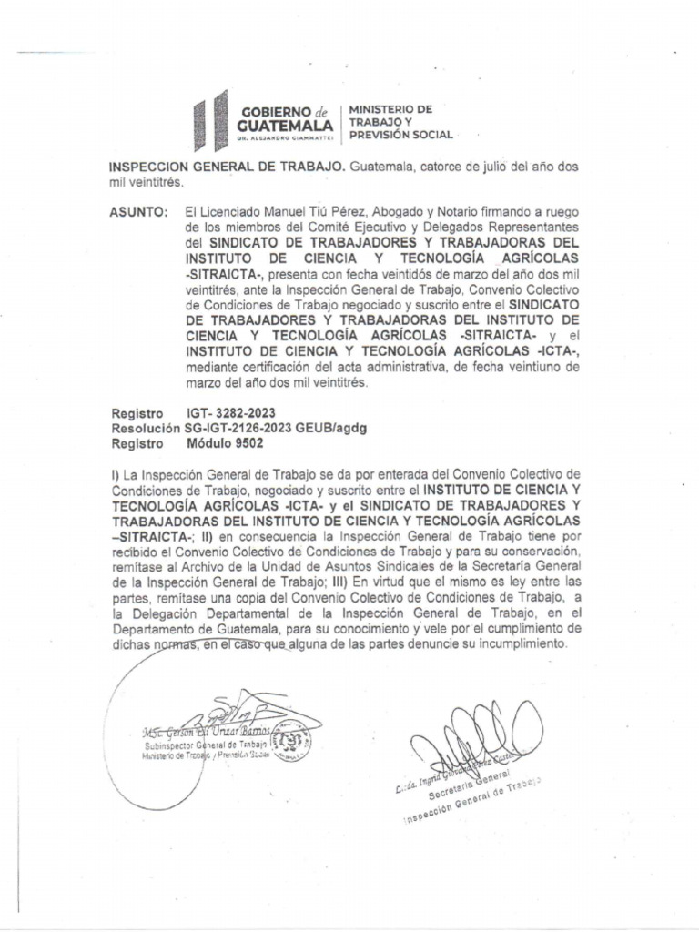 Convenio colectivo 2023-2024 | PDF