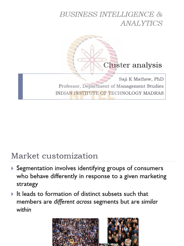Week 09 | PDF | Cluster Analysis | Market Segmentation