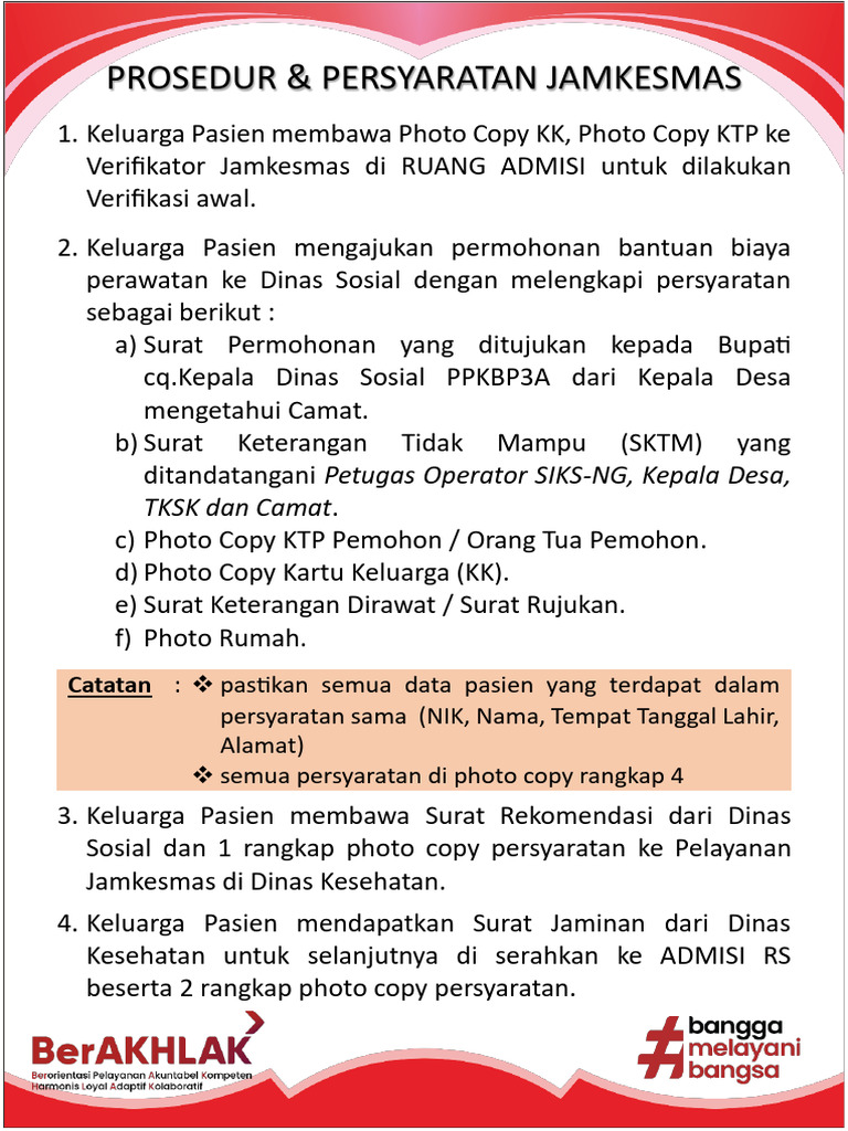 Alur Pengajuan Jamkesmas | PDF