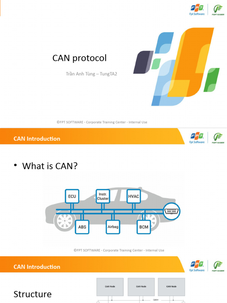 CAN Protocol - Slide | PDF | Physical Layer Protocols | Computer Networking