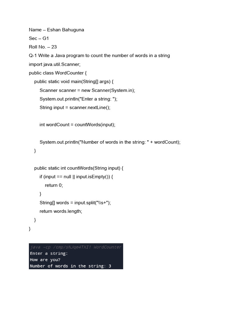Eshan | Download Free PDF | String (Computer Science) | Computer Programming