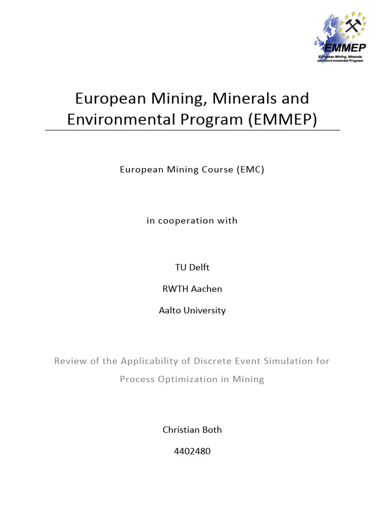 Thesis Both EMMEP Program | PDF | Simulation | Outlier