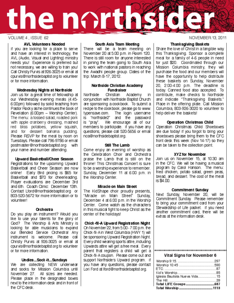 11 13 2011 - Northsider | PDF | Foods