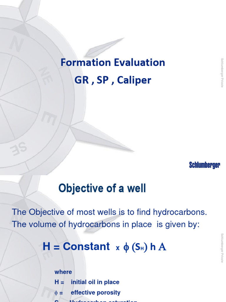GR - SP - Cal | PDF | Geology