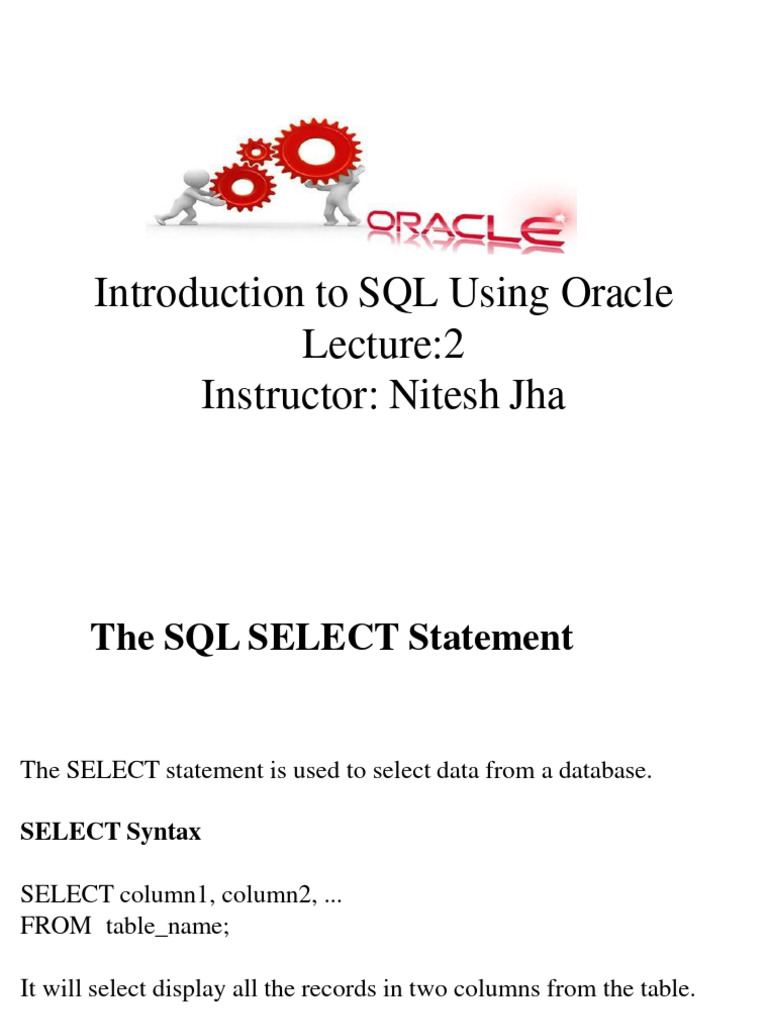 Lab Lect 2 | PDF | Sql | Table (Database)