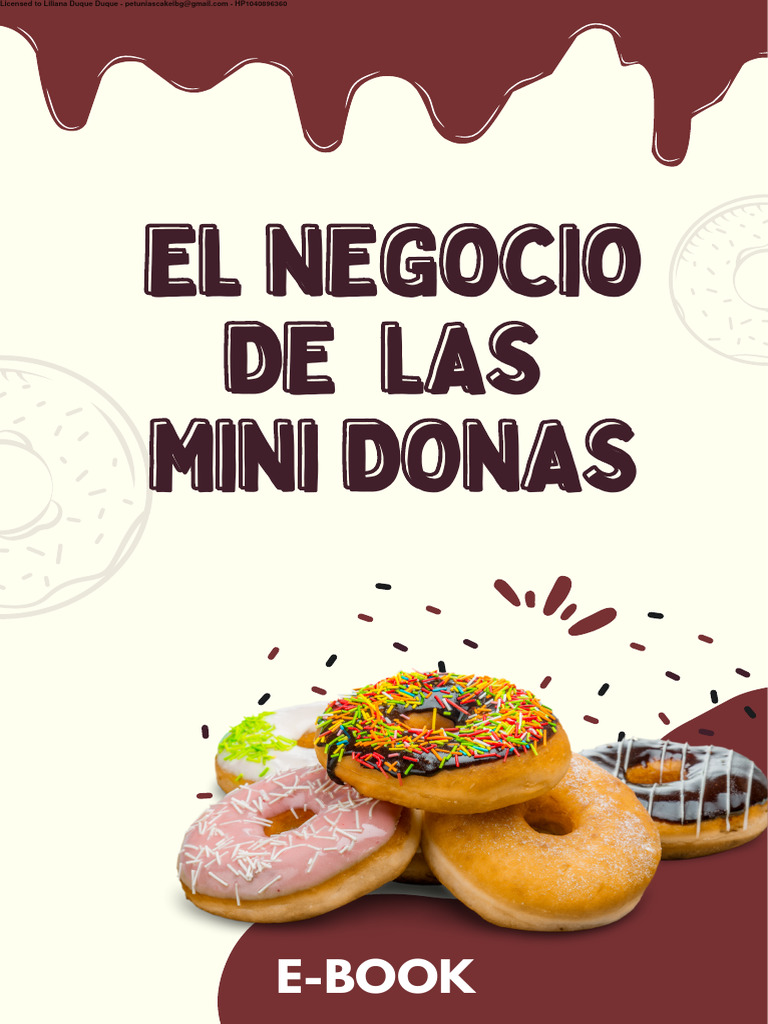 eBook+El+Negocio+de+Las+Mini+Donass | PDF | Fritura | Chocolate