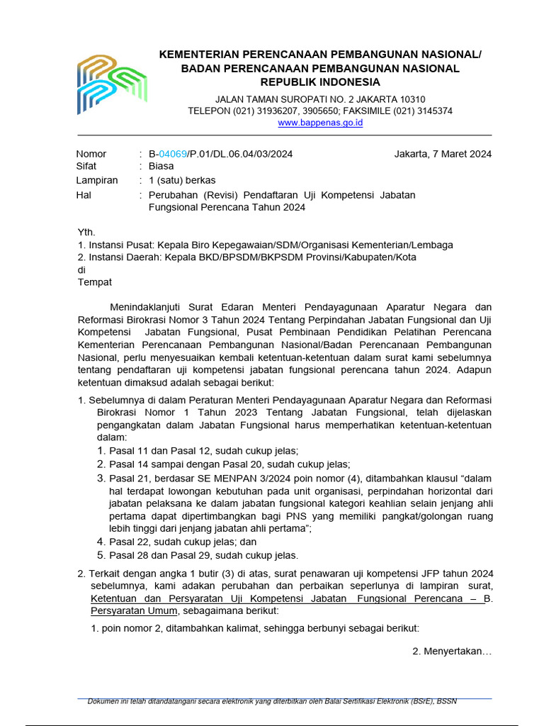 04069-Surat Pusbindiklatren-Bappenas Hal Perubahan Surat Penawaran Uji ...