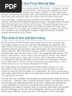 Life in Germany Before World War 1 | PDF | Weimar Republic | German Empire