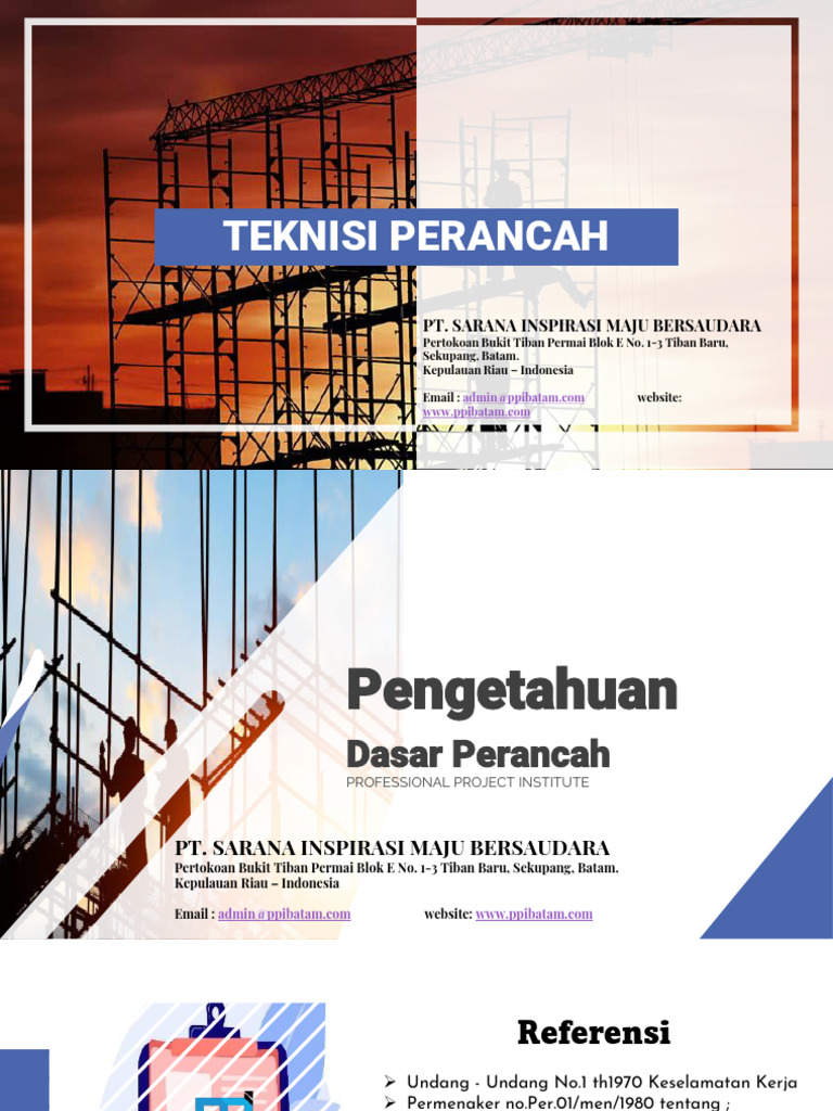 Pengetahuan Dasar Perancah | PDF