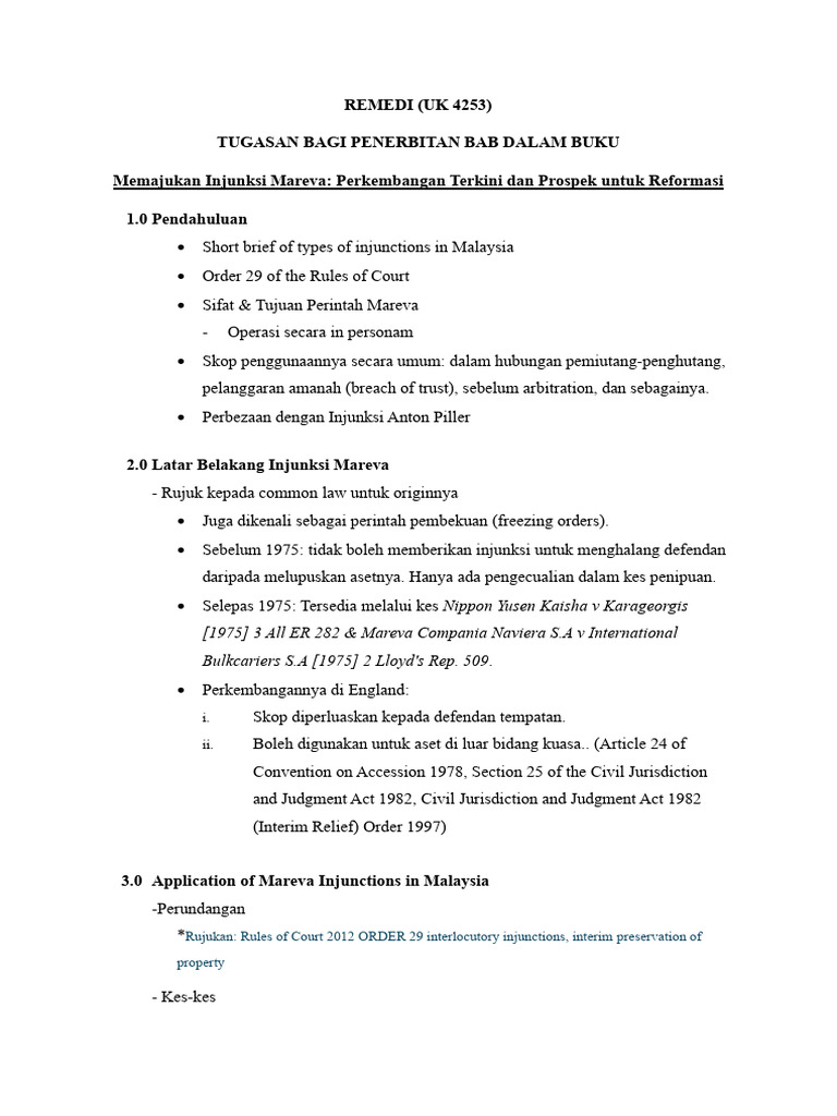 Rangka Tugasan | PDF