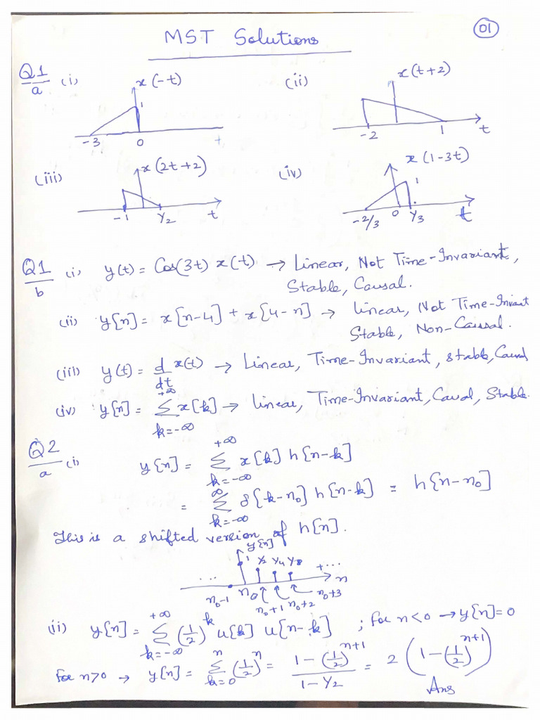 Solution MST | PDF Solution MST | PDF