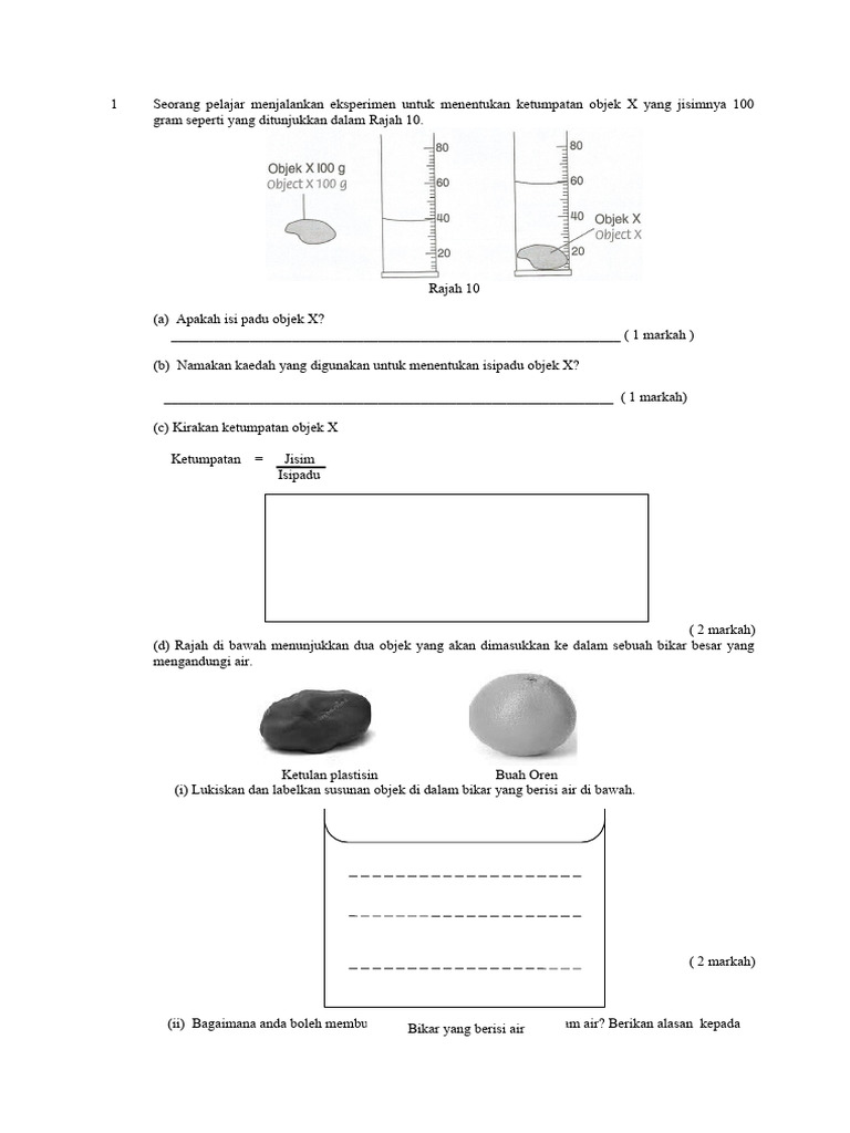 Latihan Ketumpatan | PDF