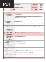 Filipino LP (Pagsunod Sa Panuto) | PDF