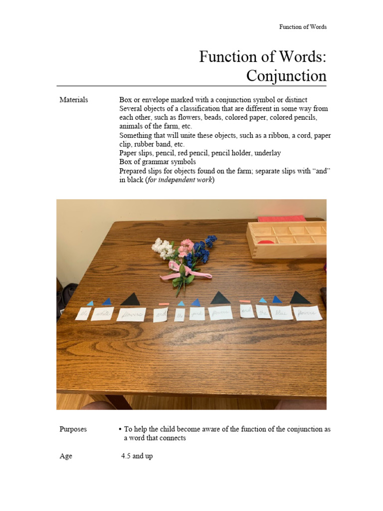 FW The Conjunction | PDF | Linguistics | Language Mechanics