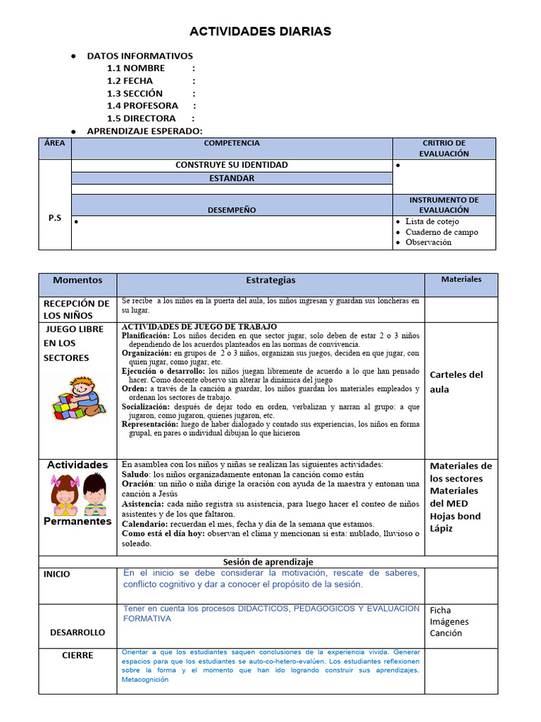 08 de Abril - La Historia de Mi Nombre | PDF | Evaluación | Salón de clases