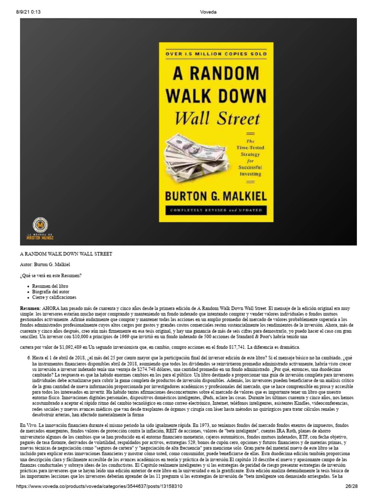 A Random Walk Down Wall Street - The Time Tested Strategy For ...