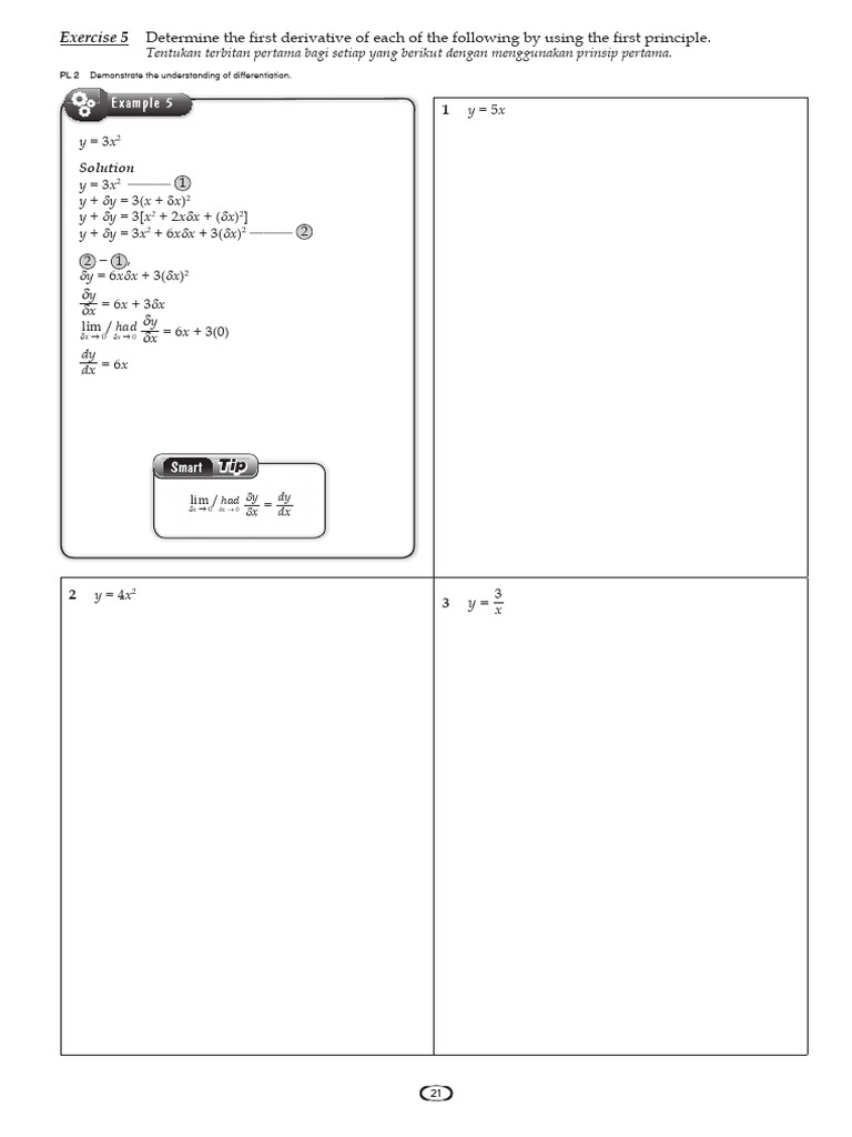 F5 Tutorial 1 | PDF | Differential Calculus | Calculus