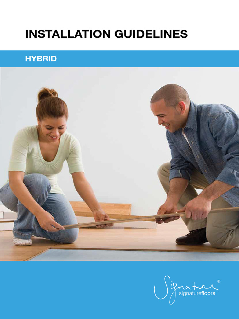 Hybrid Flooring Installation Guide | PDF | Adhesive | Flooring