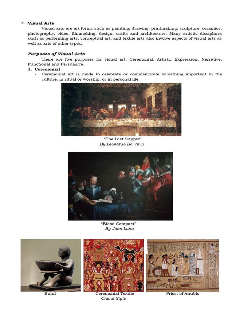 Visual Art | PDF | Paintings | Abstract Art